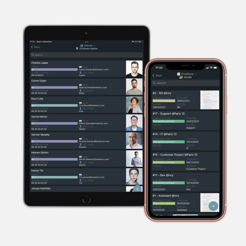 TimeTonic | Gestion des interventions